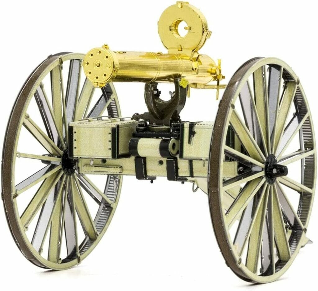 Fascinations Metal Earth Wild West Gatling Gun 3D Metal Model Kit ...